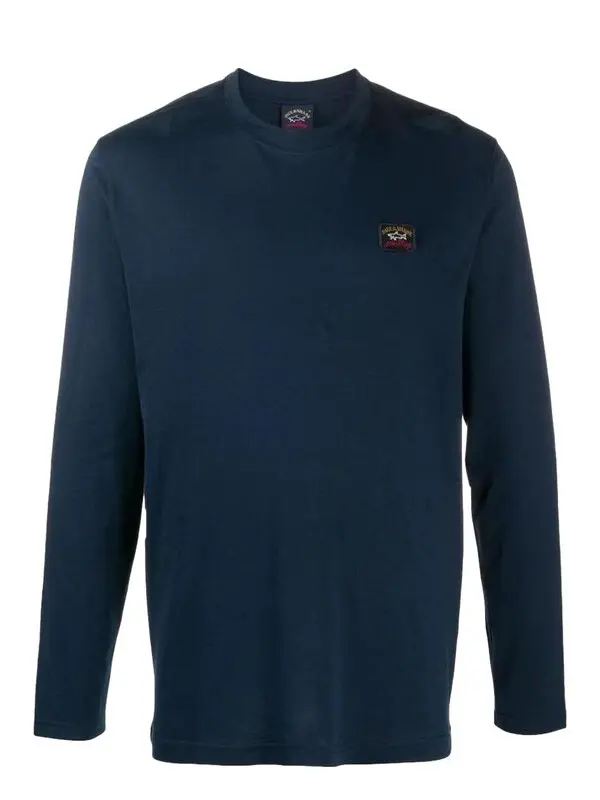 Paul & Shark Logo Patch Long-sleeve Top - Black