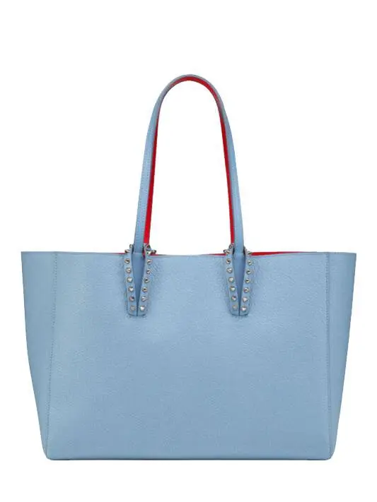 CHRISTIAN LOUBOUTIN Cabata Stud Small Tote Bag - Blue