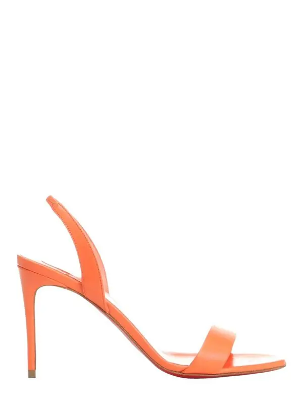 CHRISTIAN LOUBOUTIN Slingback Heeled Sandals - Orange