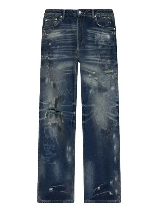 MISBHV Distressed Denim Jeans - Blue