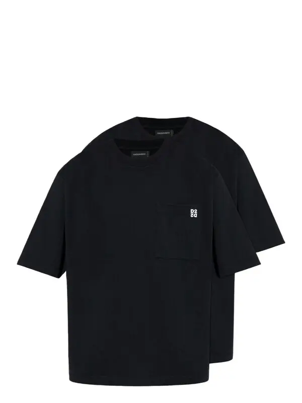 Dsquared2 2-pack Pocket T-shirts - Black