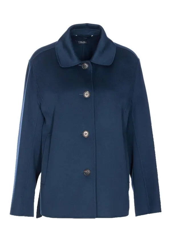 Max Mara Lily Button-up Jacket - Blue