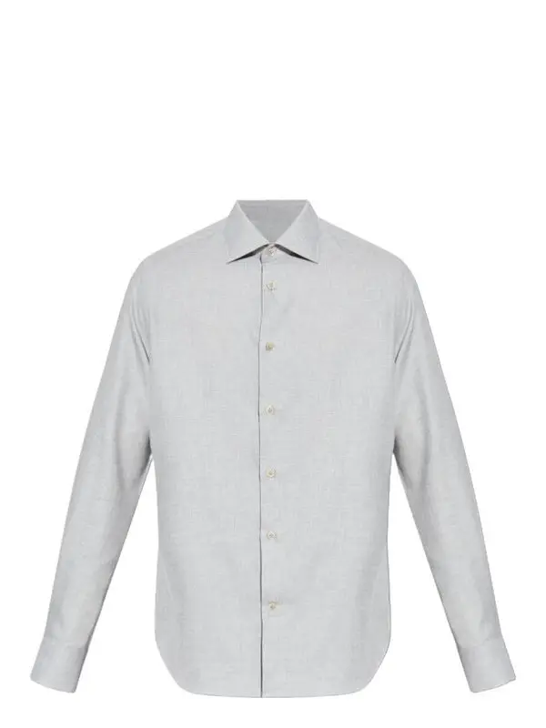 Eleventy Lightweight Button-up Shirt - Grey