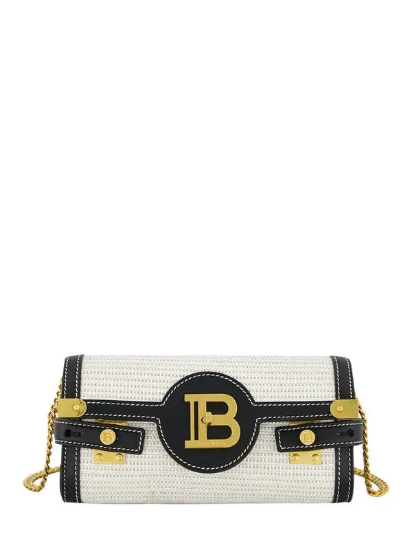 Balmain B-buzz Pouch 23 - Natural/black