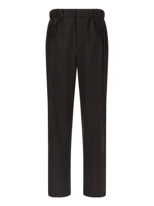 KIKO KOSTADINOV Elasticated Waist Wide-leg Pants - Black
