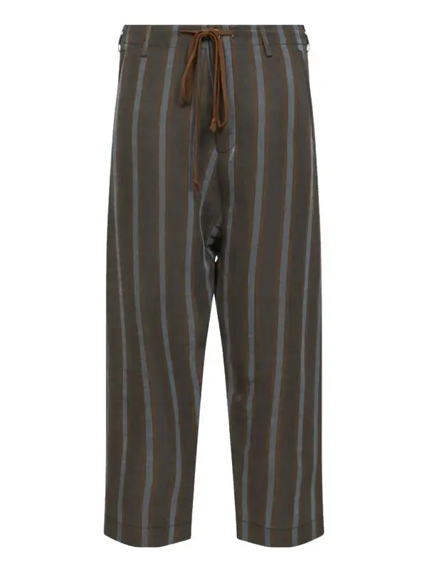 UMA WANG Perch Signy Pants - Brown Blue