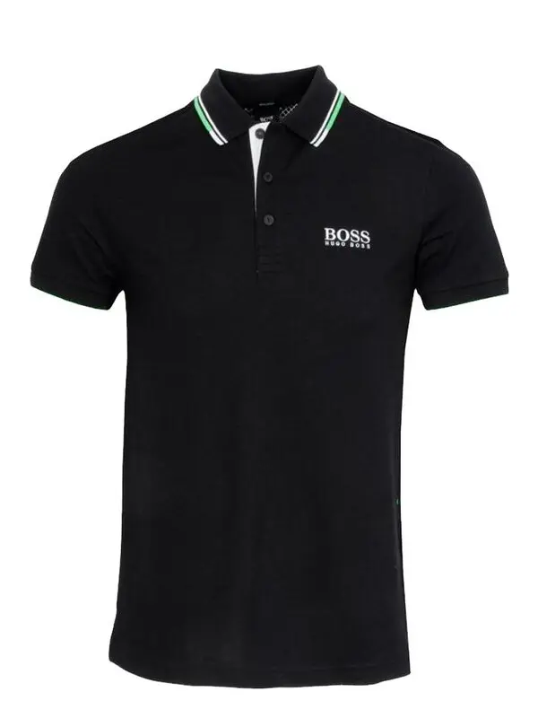Hugo Boss Logo Polo Shirt - Black