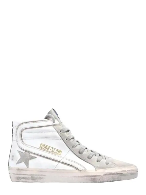 GOLDEN GOOSE Slide High-top Sneakers - White