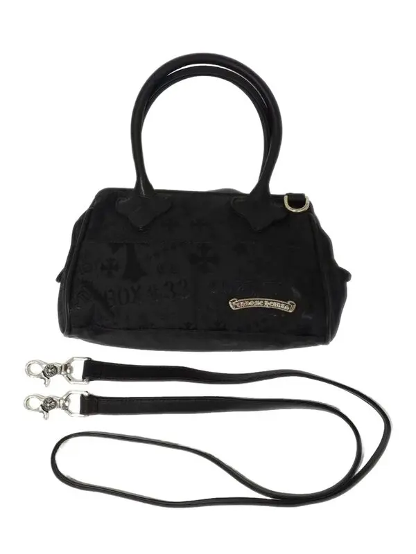 Chrome Hearts Double Handle Shoulder Bag - Black