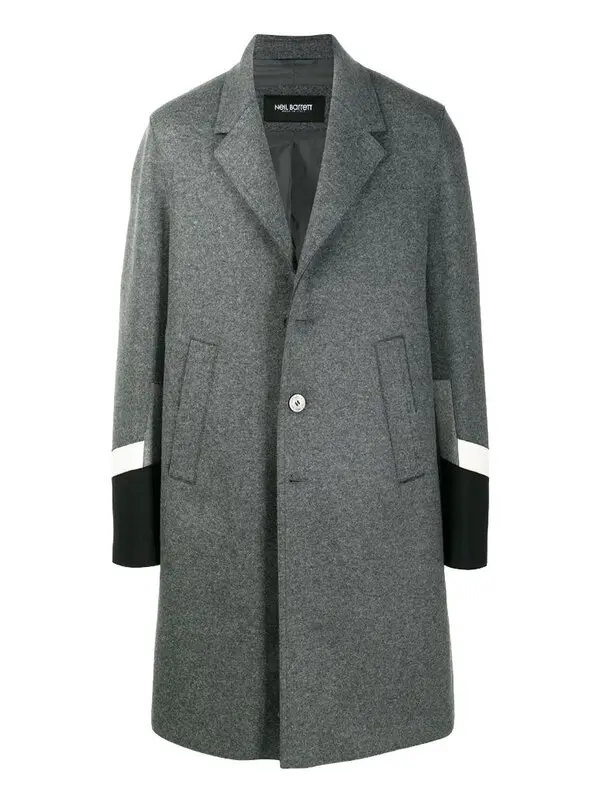 Neil Barrett Single-breasted Coat - Gray