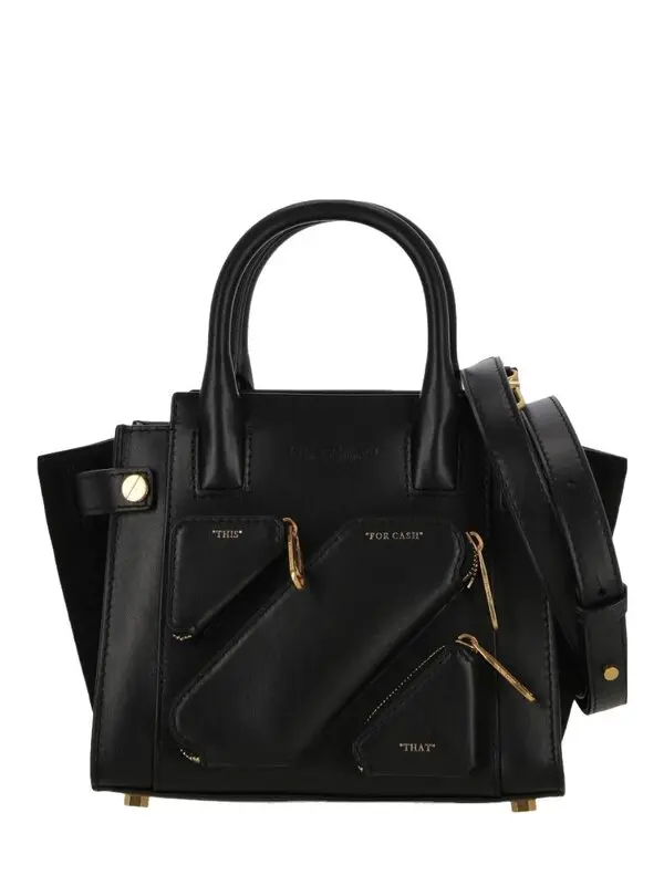Off-White City Small Top Handle Bag - Black