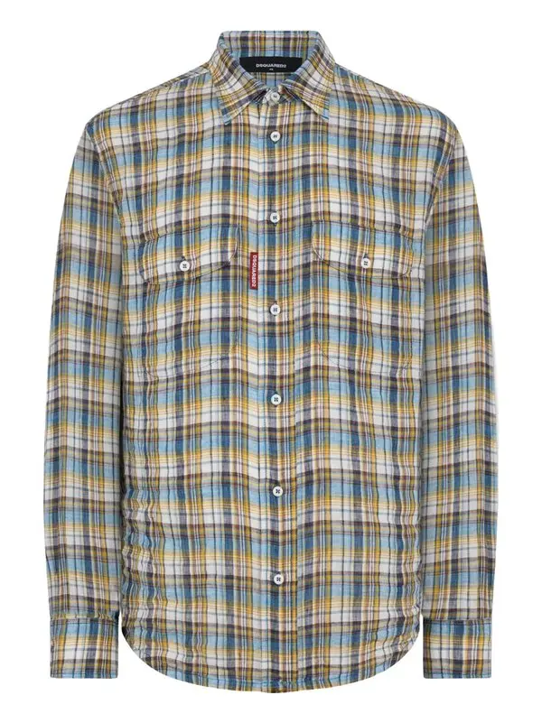Dsquared2 Check Pocket Shirts - Multicolor