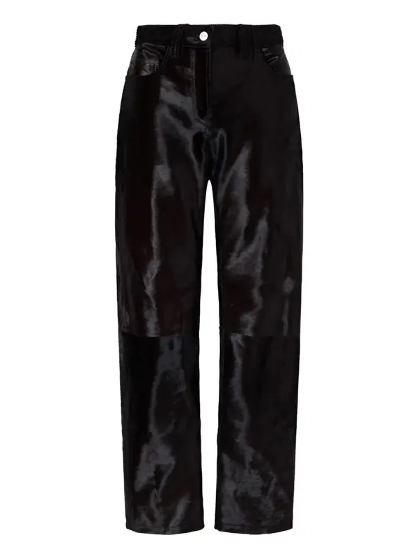 Khaite Callum Straight Leg Casual Pants - Black