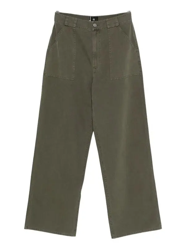ANINE BING Grayson Trousers - Green