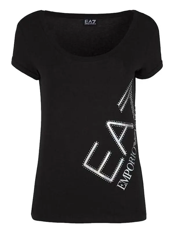 EA7 Logo T-shirt - Black