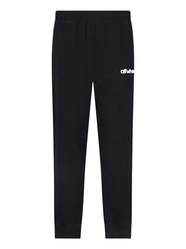 Off-White Logo-embroidered Track Pants - Black
