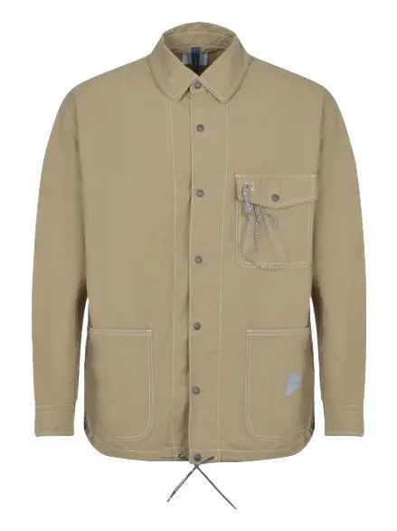 AND WANDER Cordura Shirt Jacket - Light Brown