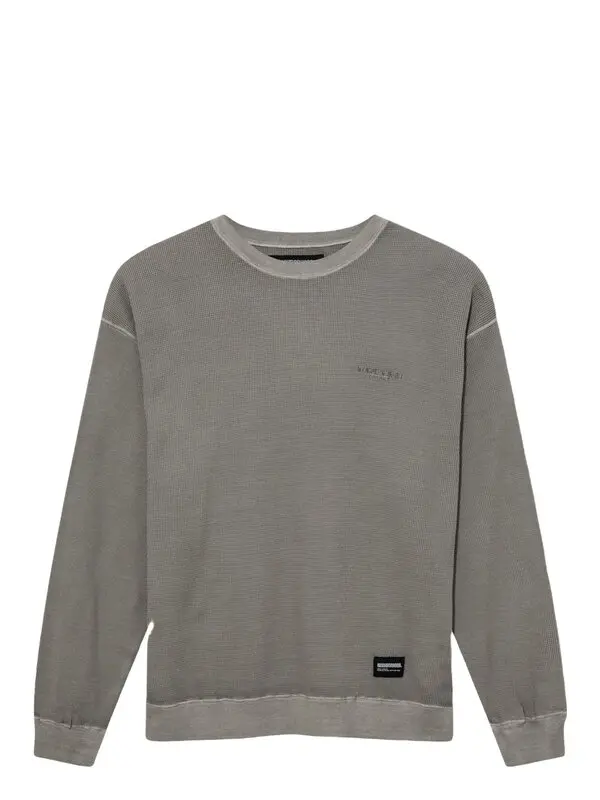 NEIGHBORHOOD Long-sleeved Crew Neck Sweater - Gray