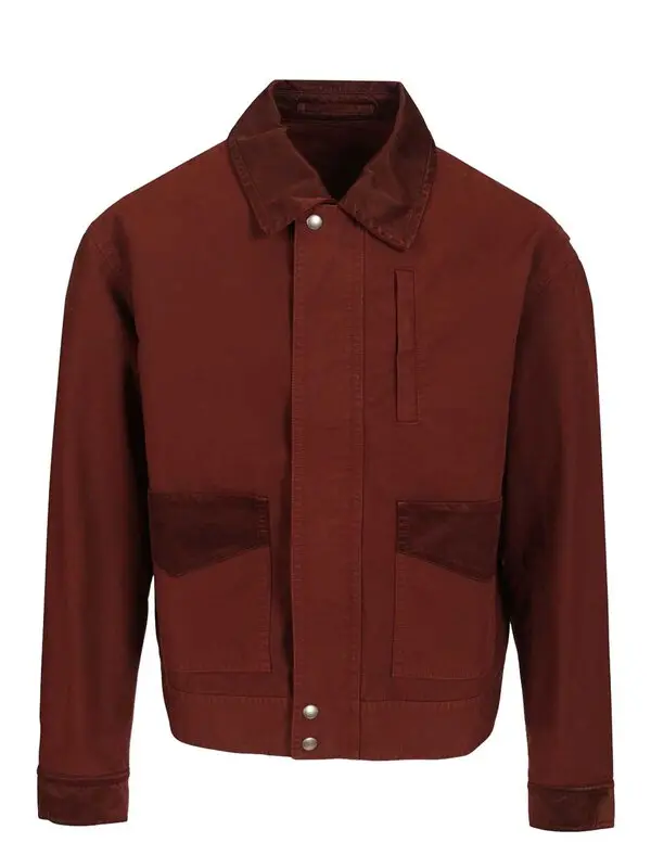 Dries Van Noten Veperny Panelled Jacket - Bordeaux