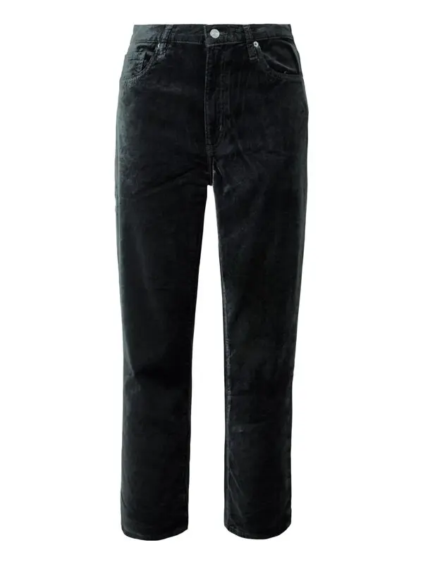 FRAME Le Sleek Flared Casual Pants - Green
