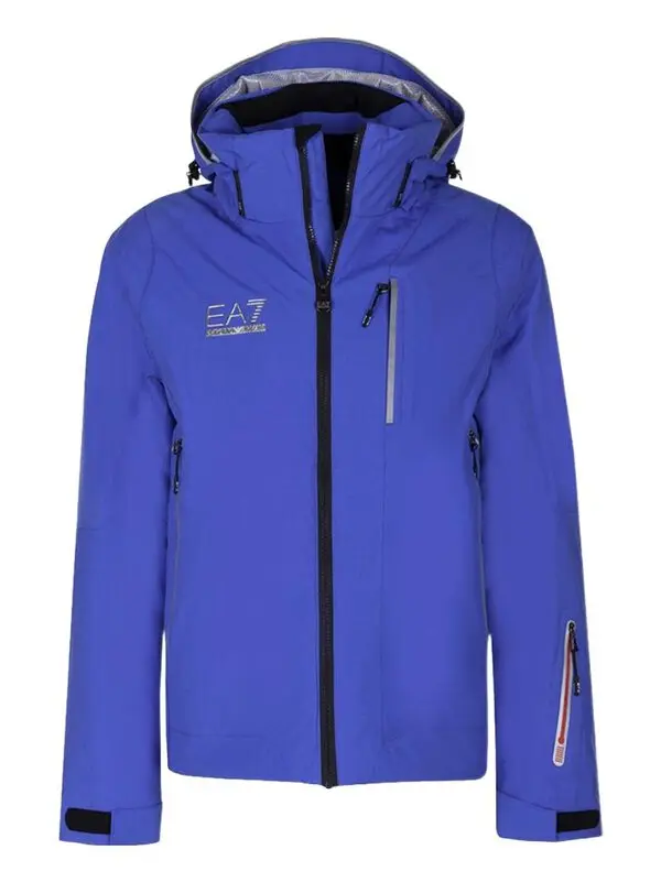EA7 Zip-up Long Sleeve Jacket - Blue