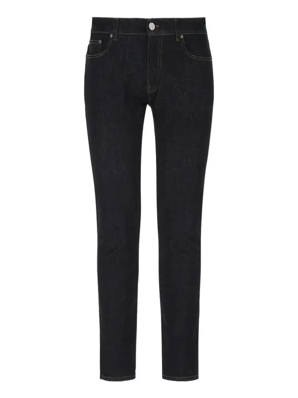PT TORINO Mid-rise Slim Fit Jeans - Black