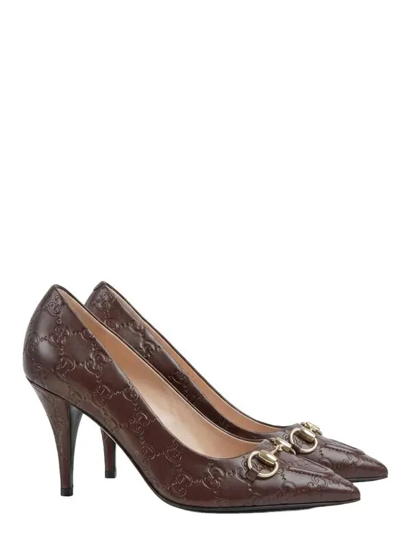Gucci Horsebit Pumps - Dark Brown