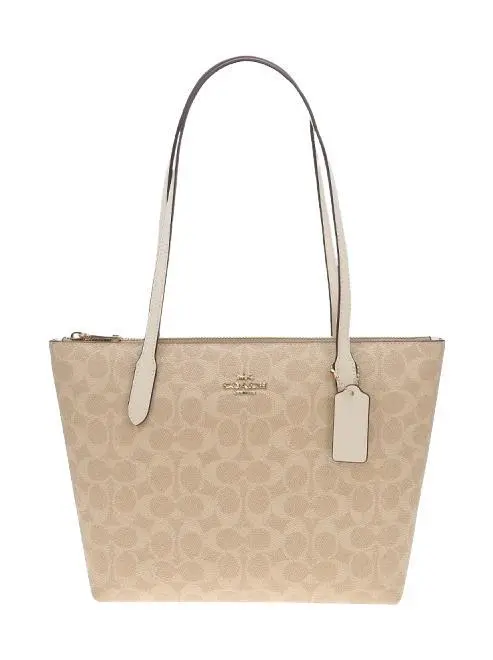 COACH Double Handle Tote Bag - Nude