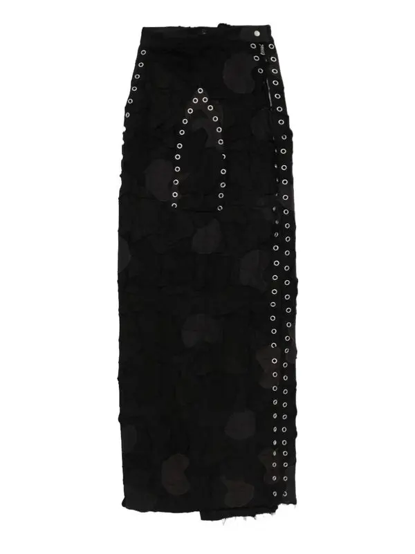 WHO DECIDES WAR BY EV BRAVADO Long Skirt - Black