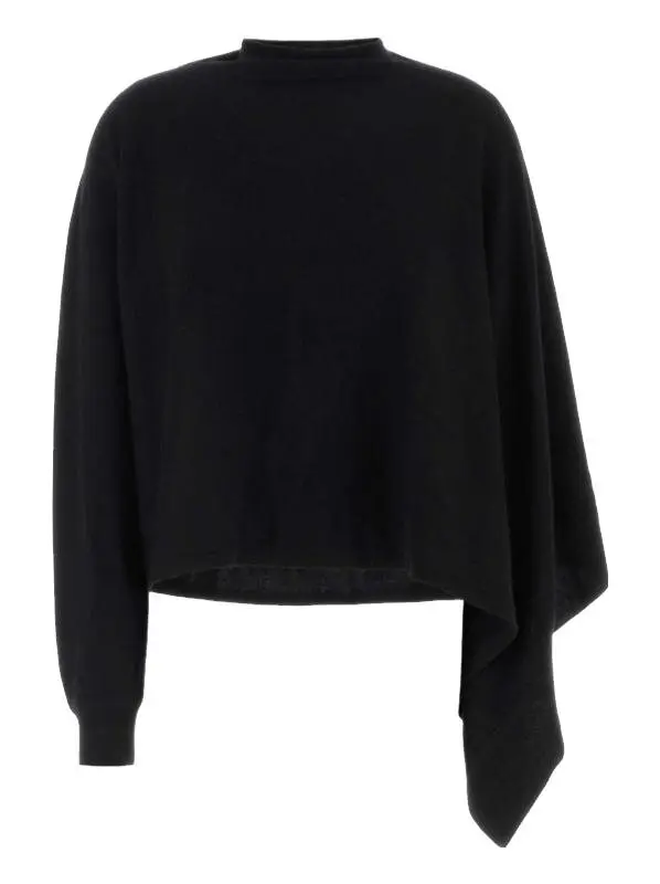 JIL SANDER Long-sleeved Knitted Sweater Set - Black