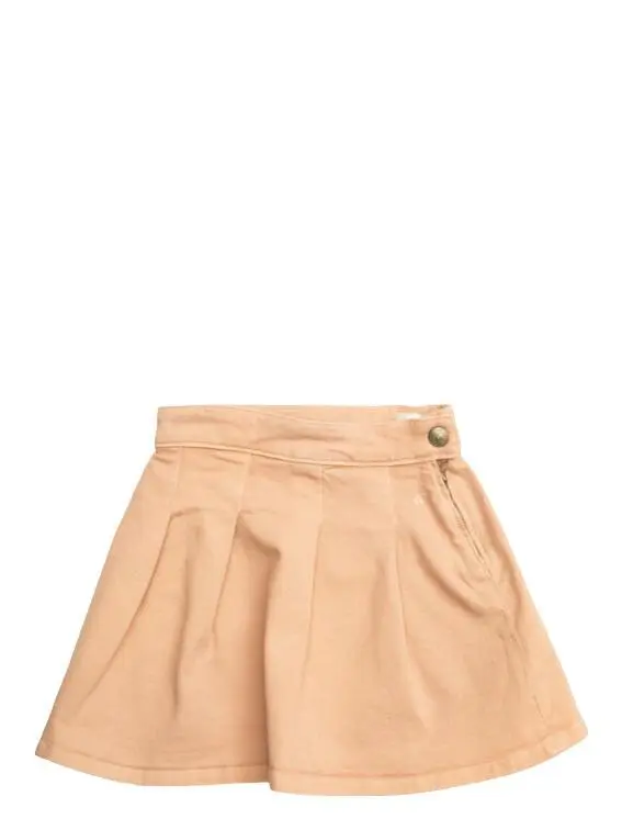 Bonpoint Pleated Mini Skirt - Nude