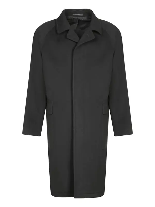 Tagliatore Single-breasted Mid-length Coat - Black
