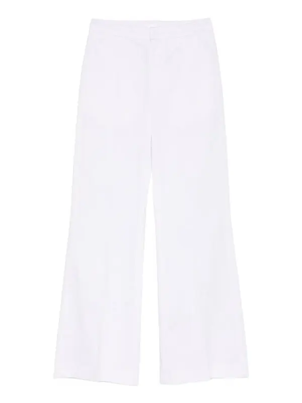 DONDUP Tailored Trousers With Belt Loops - White