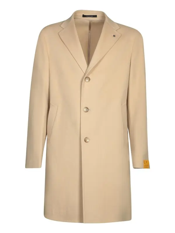 Tagliatore Single-breasted Coat - Beige