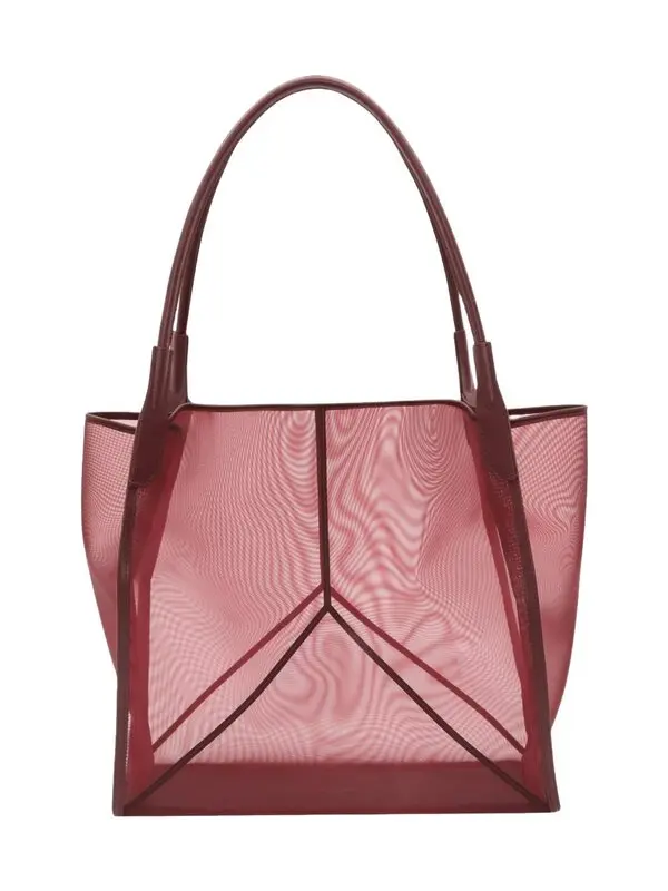 Victoria Beckham Sheer Structured Tote Bag - Pink
