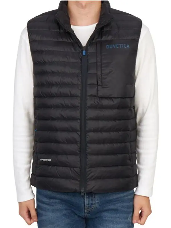 Duvetica Sleeveless Quilted Vest - Black