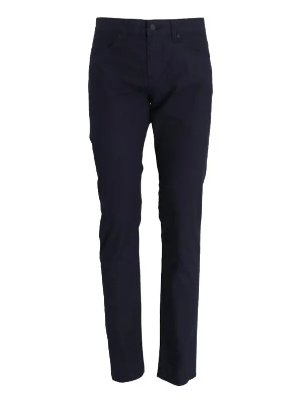 Hugo Boss Logo Detail Casual Pants - Black