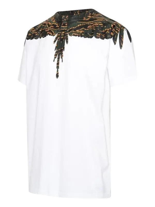MARCELO BURLON COUNTY OF MILAN Wings-print T-shirt - Green
