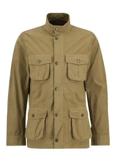 Barbour Corbridge Utility Jacket With Multiple Pockets - Brown