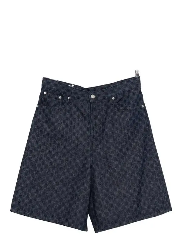Dries Van Noten Denim Shorts With Belt Loops - Black