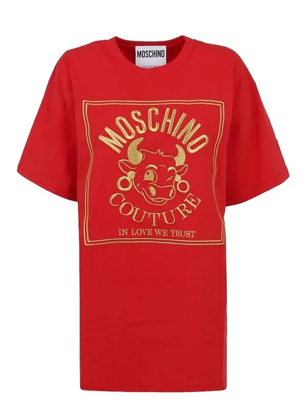 Moschino Printed T-shirt - Red