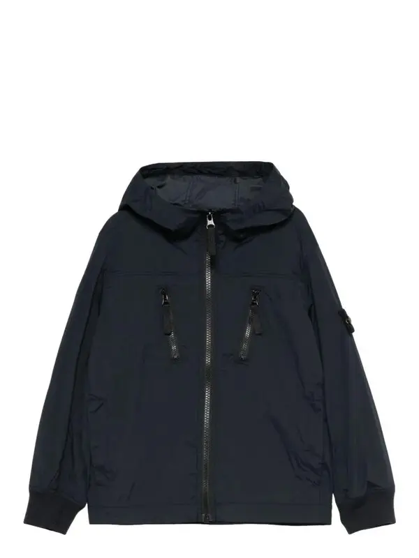 Stone Island Hooded Sport Jacket - Blue