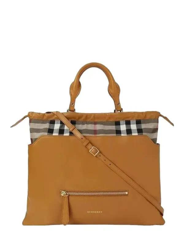 Burberry Logo Handbag - Orange