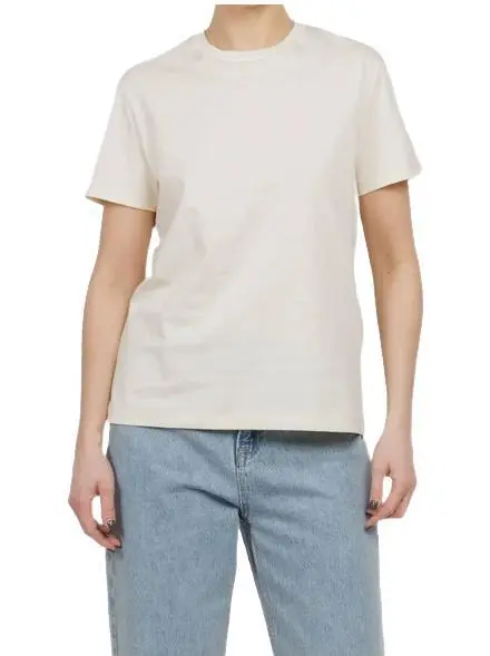 Wardrobe.NYC Round Neck Loose Fit T-shirt - White
