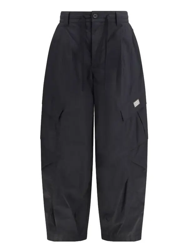 Dolce & Gabbana Cargo Drawstring Pants - Black
