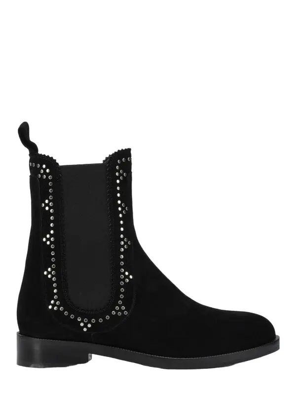 AQUAZZURA Embellished Chelsea Boots - Black
