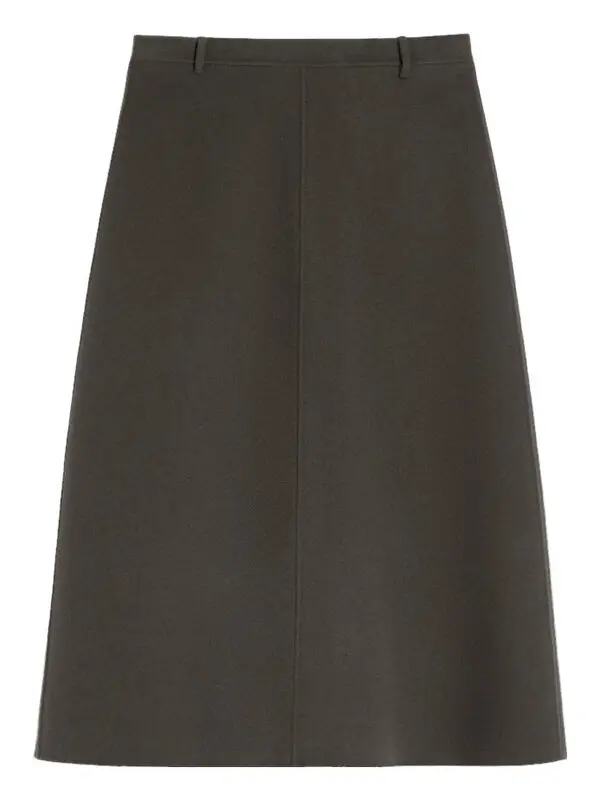 Max Mara Gloria Flared Midi Skirt - Green