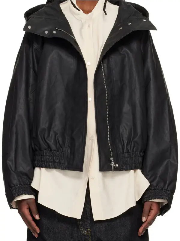 Studio Nicholson Cabot Hooded Jacket - Black