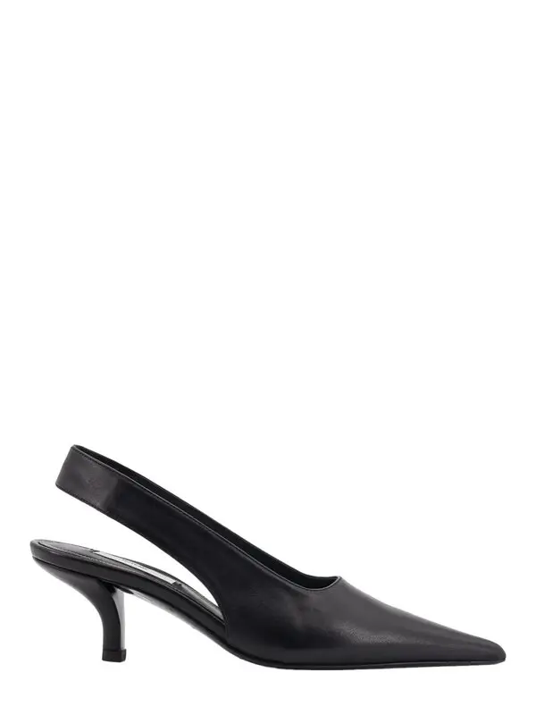 TOTEME Slingback Pointed Toe Pumps - Black