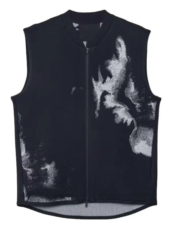 Y3 Zip-front Vest - Black